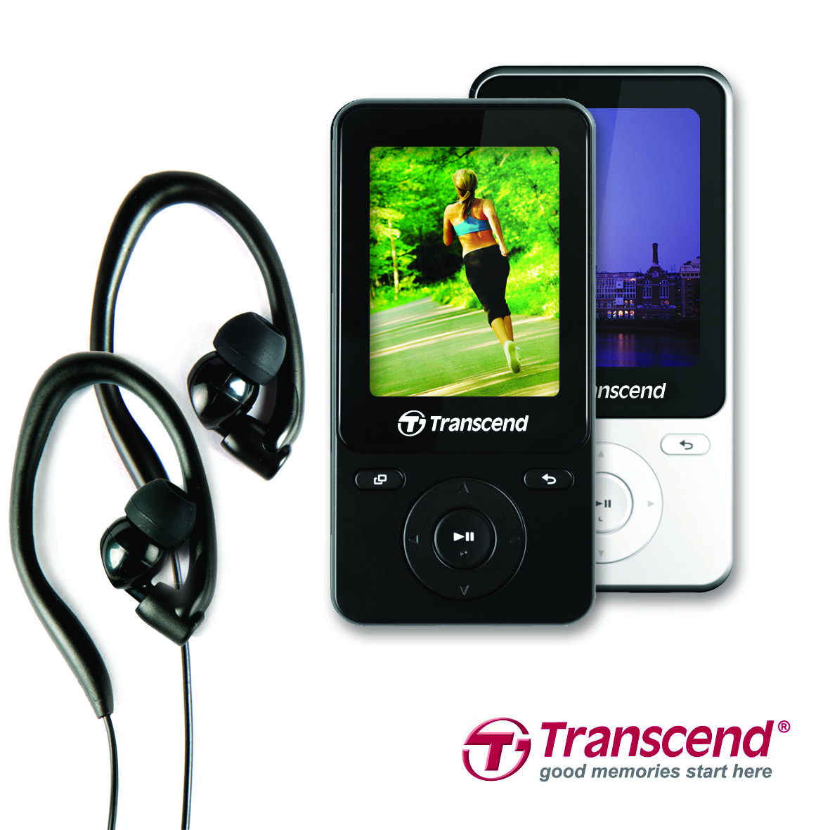 Transcend's Black & White MP710 Digital Music Player Makes Every Step ...